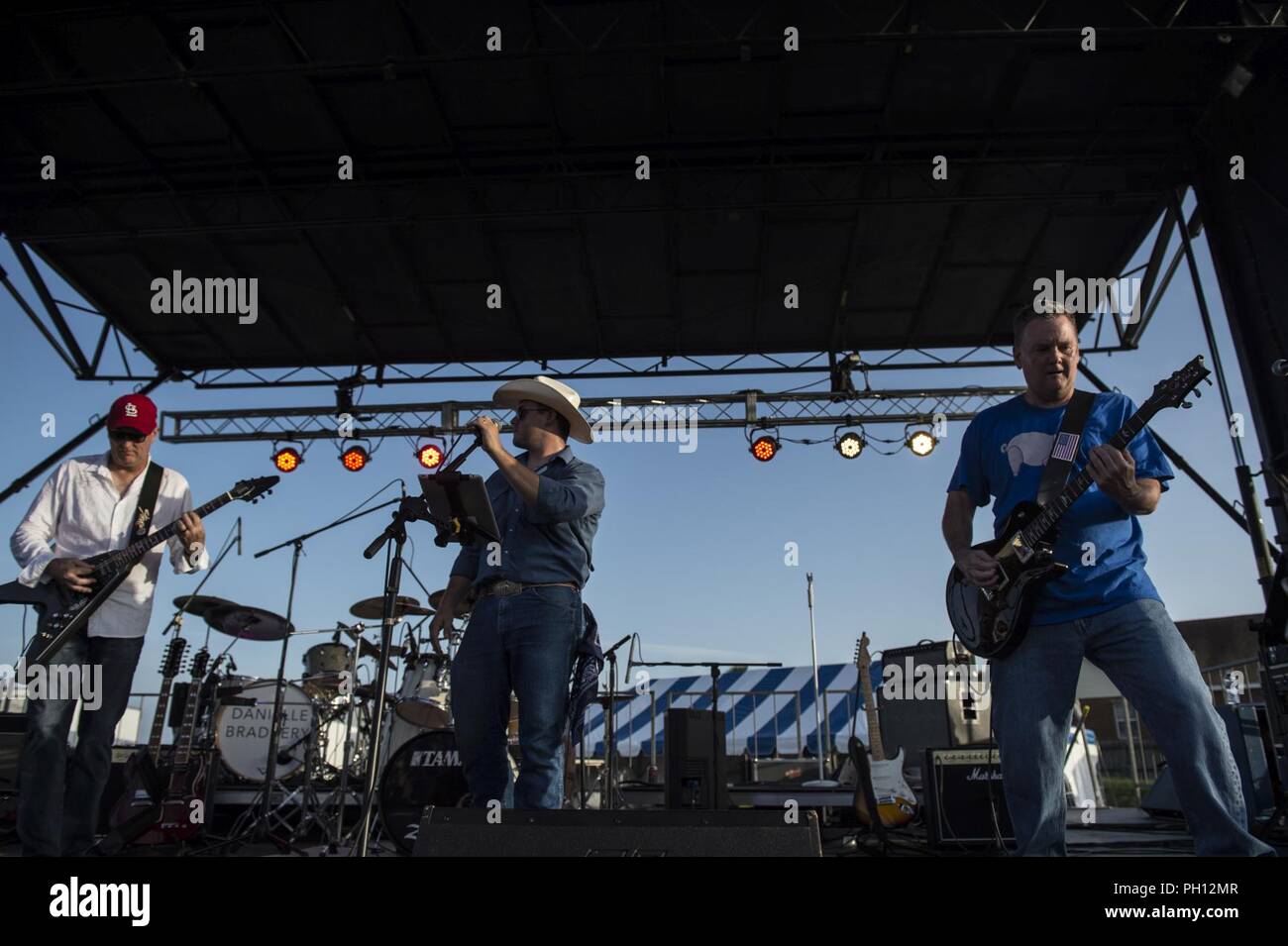 Call For Fire, a country and classic rock band, performs during Freedom ...