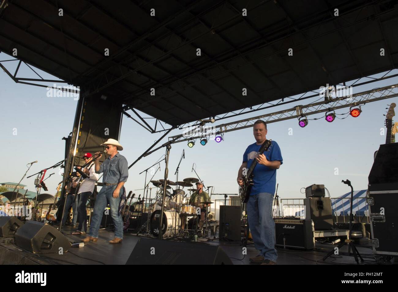 Call For Fire, a country and classic rock band, performs during Freedom ...