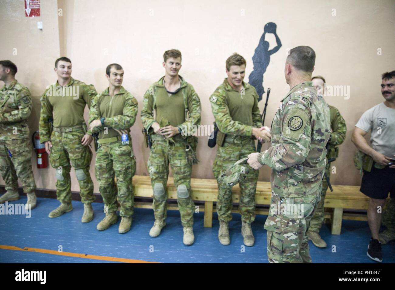 U.S. Army Lt. Gen. Paul Funk, commander of Combined Joint Task Force ...