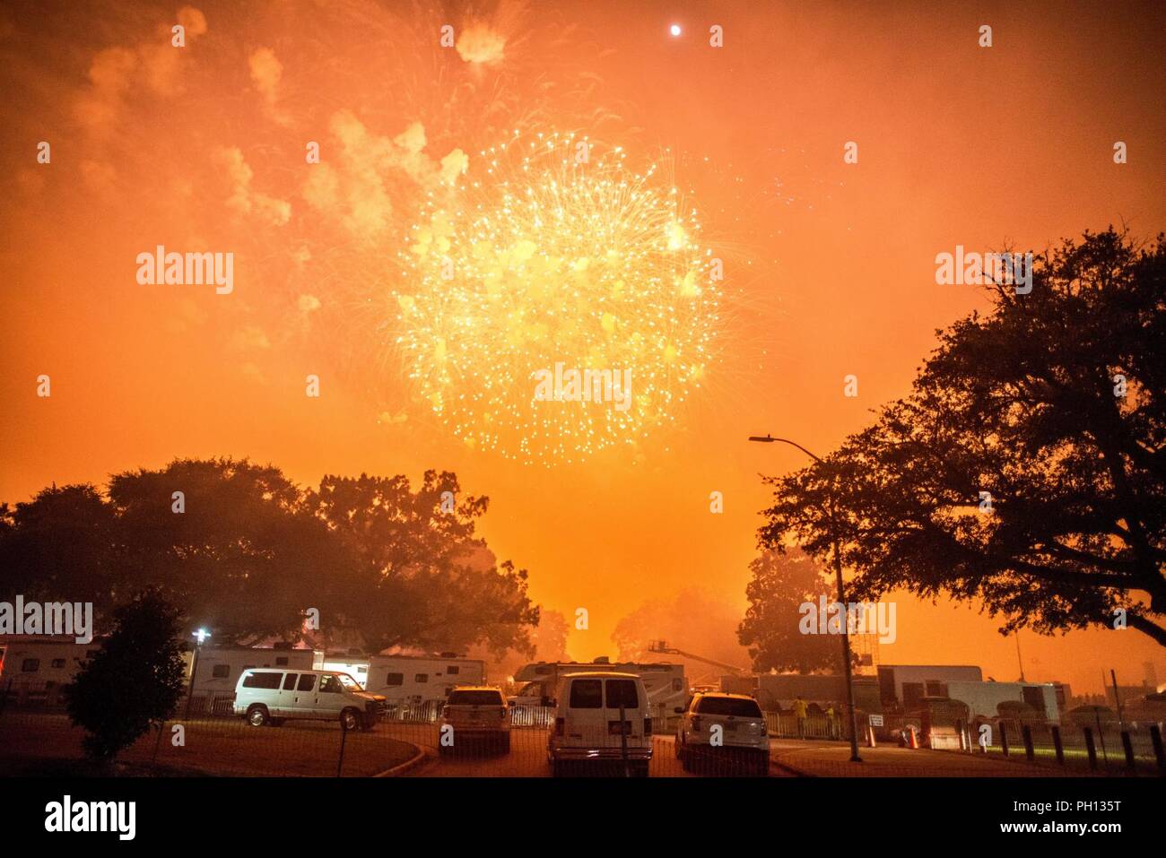 FORT BENNING, Ga. (June 26, 2018) – Fireworks light up the sky above ...