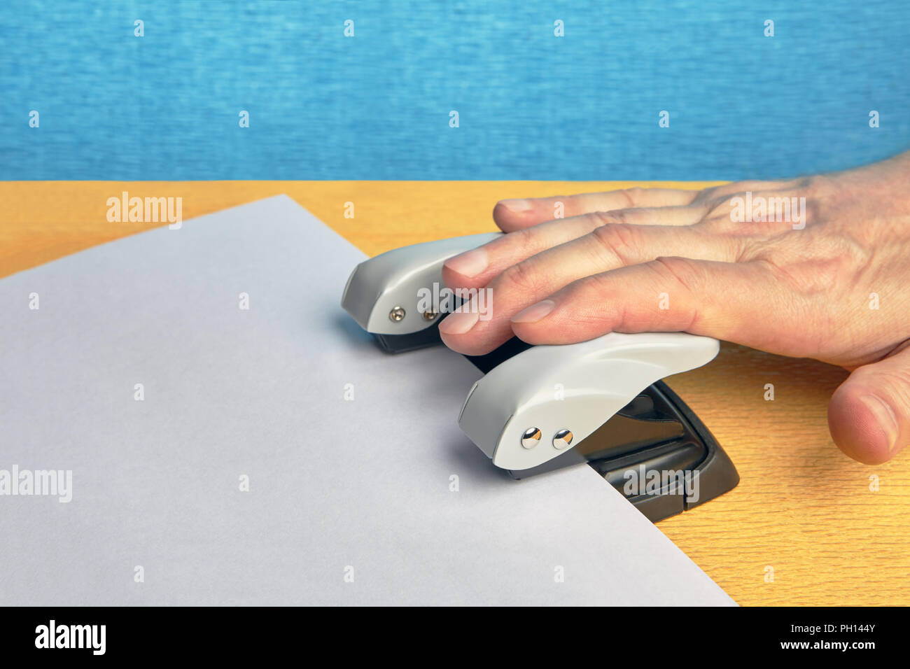 Puncture holes in paper hi-res stock photography and images - Alamy