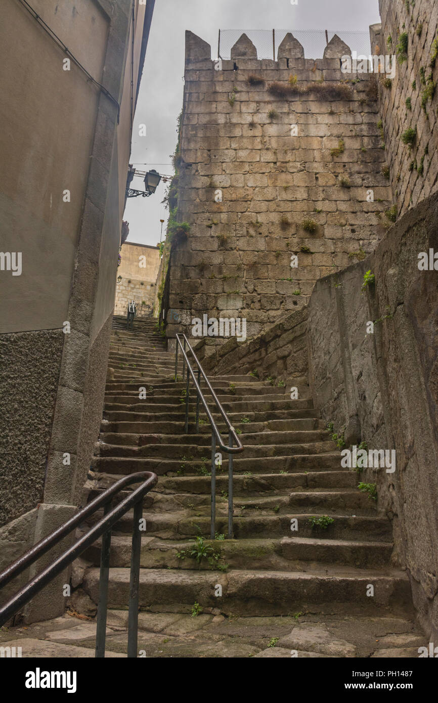 Caminho Novo staircase, new way in Portuguese. Fernandina wall from the ...