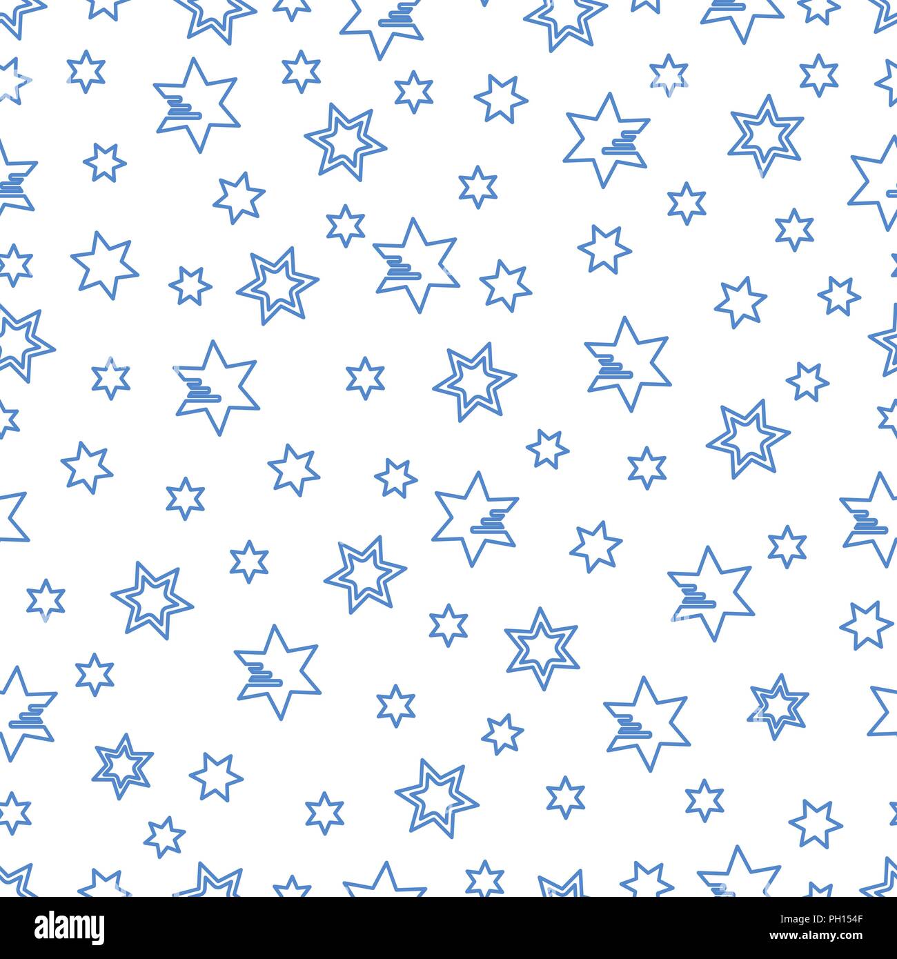 Seamless pattern with stars. Christmas and New Year 2019 background ...