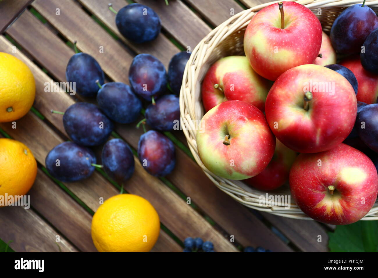 Food: Summer fruits Stock Photo - Alamy