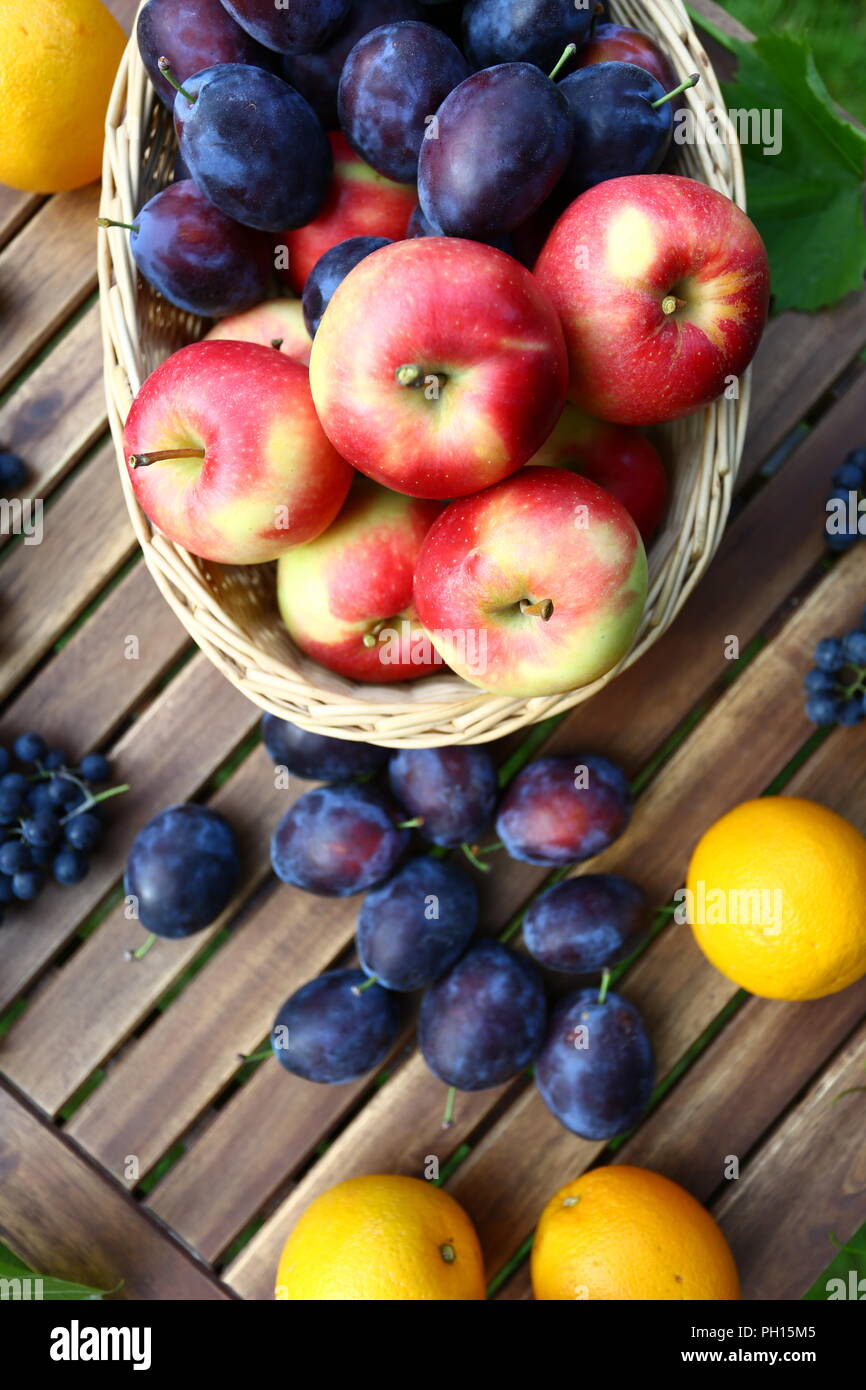 Food: Summer fruits Stock Photo - Alamy
