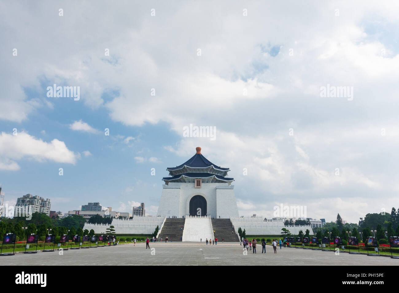 National Chiang Kai-Shek Memorial Monument Hall, closed massive ...