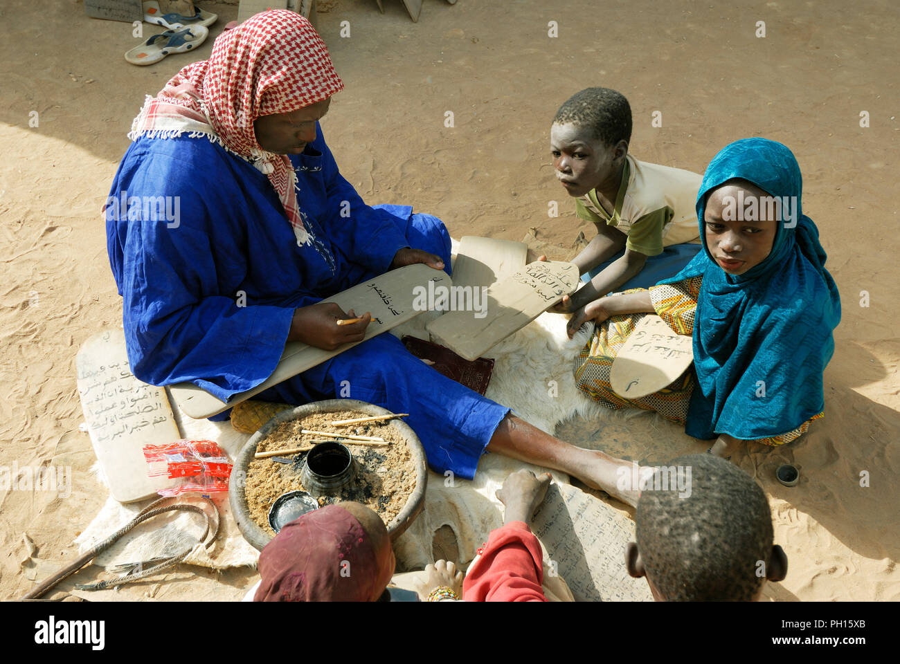 Madrassa at Djenné, a Unesco World Heritage Site. Mali, West Africa ...