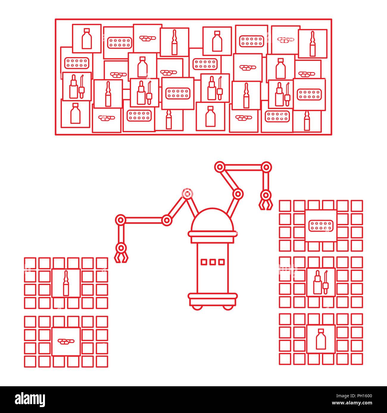 Smart automatic robotic sorting of drugs. Replacement of people with ...