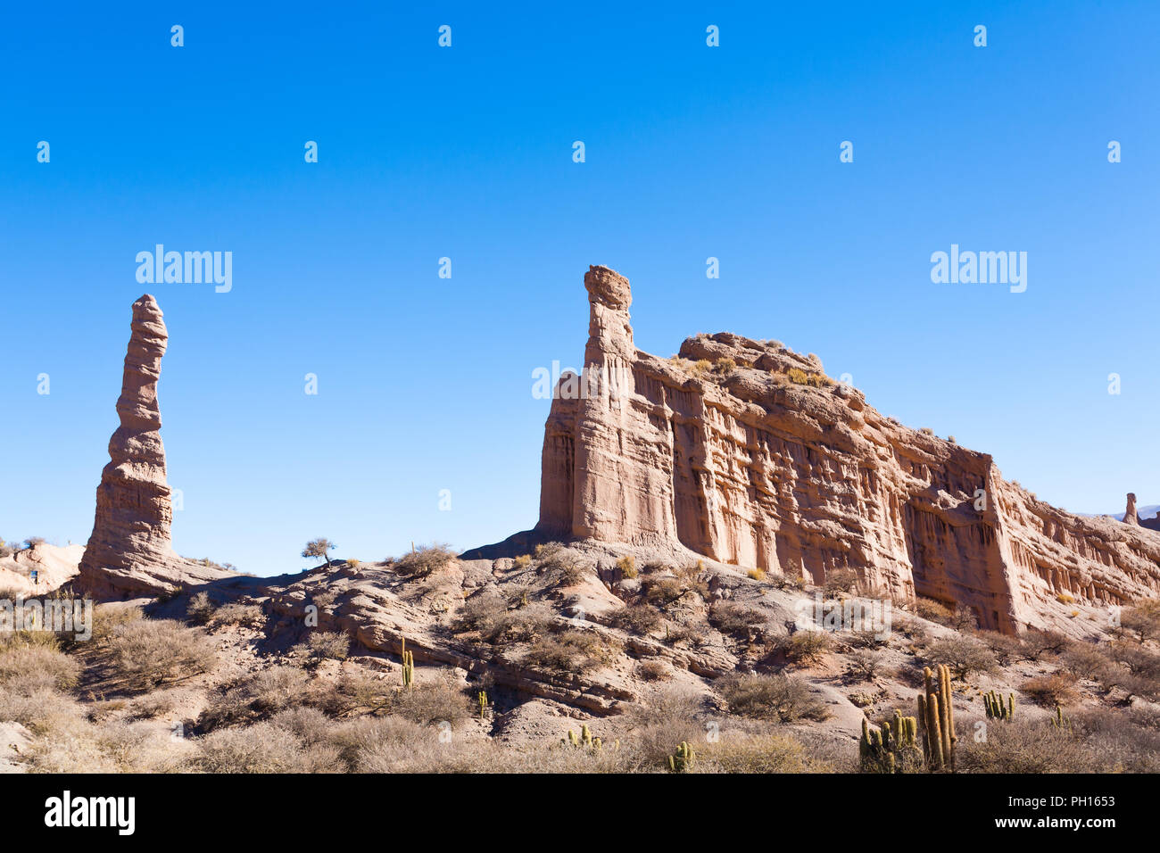 La Poronga rock formation,Bolivia.Quebrada de Palmira,Tupiza Stock ...