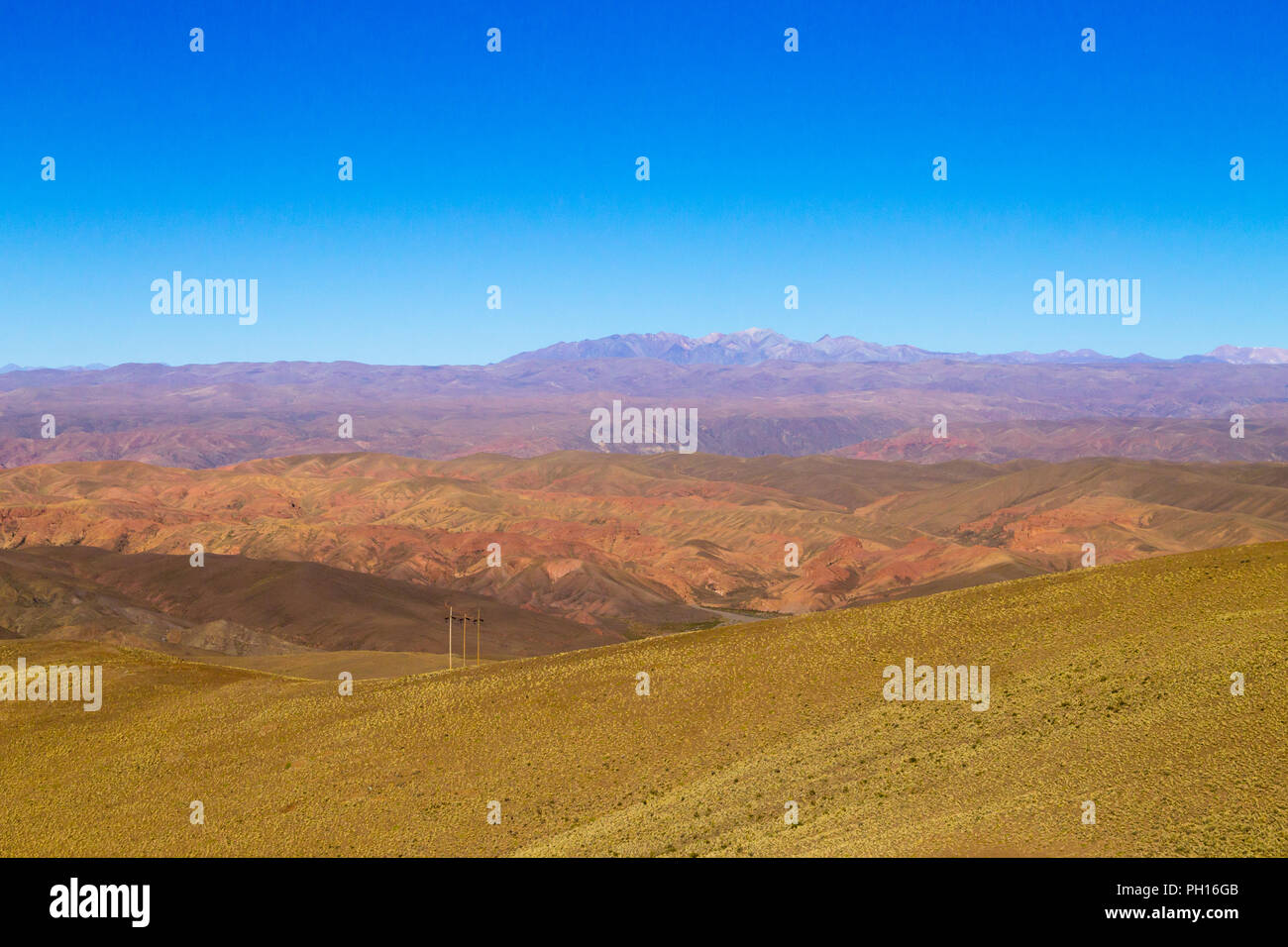 Bolivian mountains landscape,Bolivia.Andean plateau view Stock Photo ...