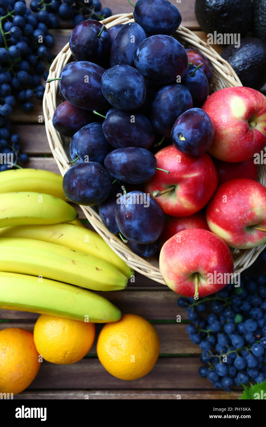 Food: Summer fruits Stock Photo - Alamy