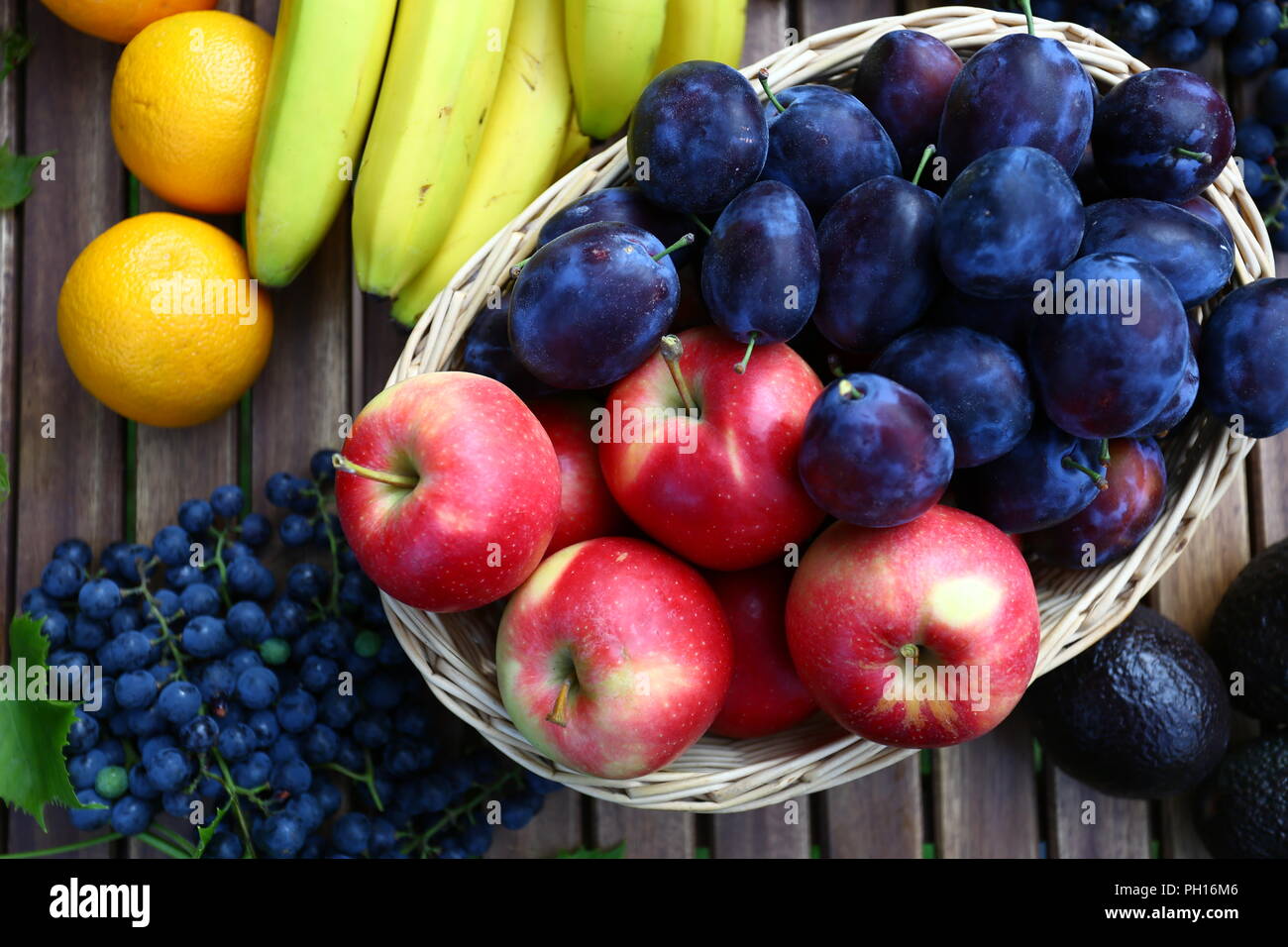 Food: Summer fruits Stock Photo - Alamy
