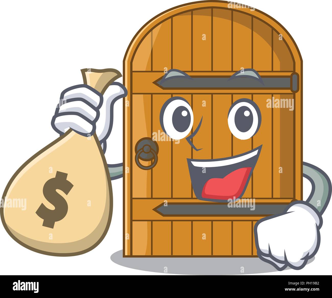 Gold door knock Stock Vector Images - Alamy