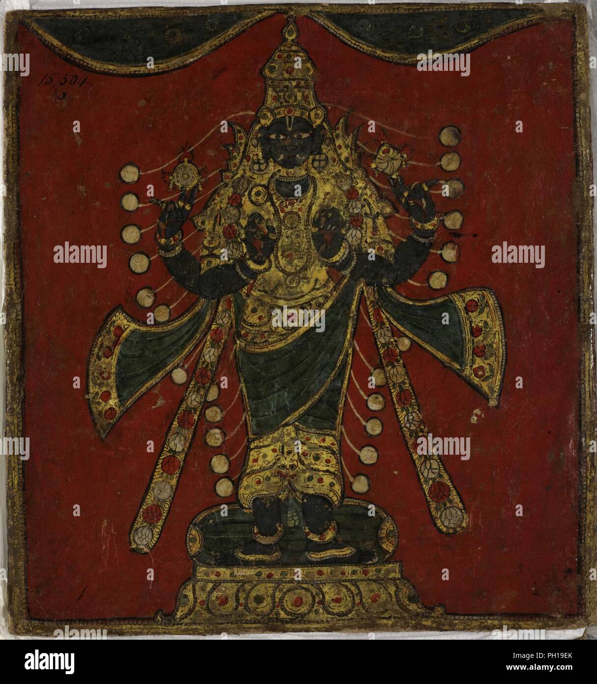 Album of Vaishnava paintings. - 'The Supreme Being of Hindu Cosmology ...