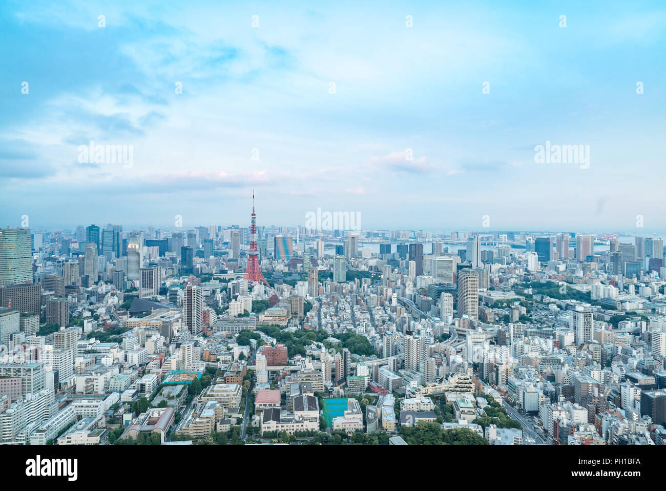 Tokyo Tower, Japan - communication and observation tower Stock Photo ...