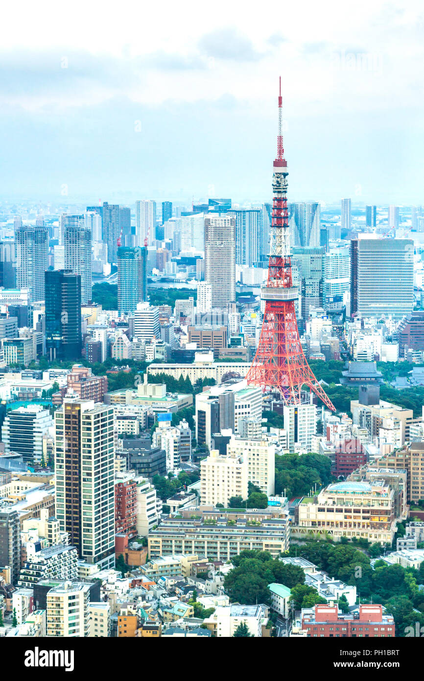 Tokyo Tower, Japan - communication and observation tower. It was the ...