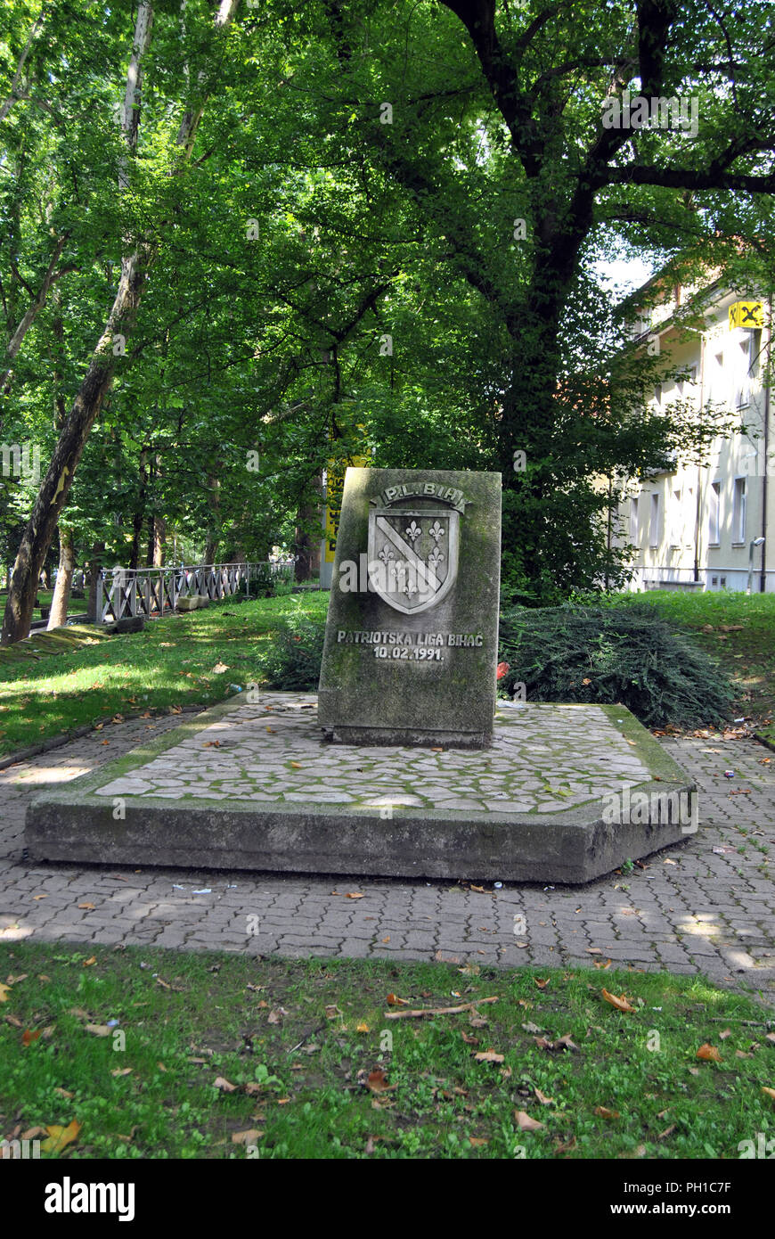 Bihac, Bosnia-Herzegovina.The town center Stock Photo - Alamy