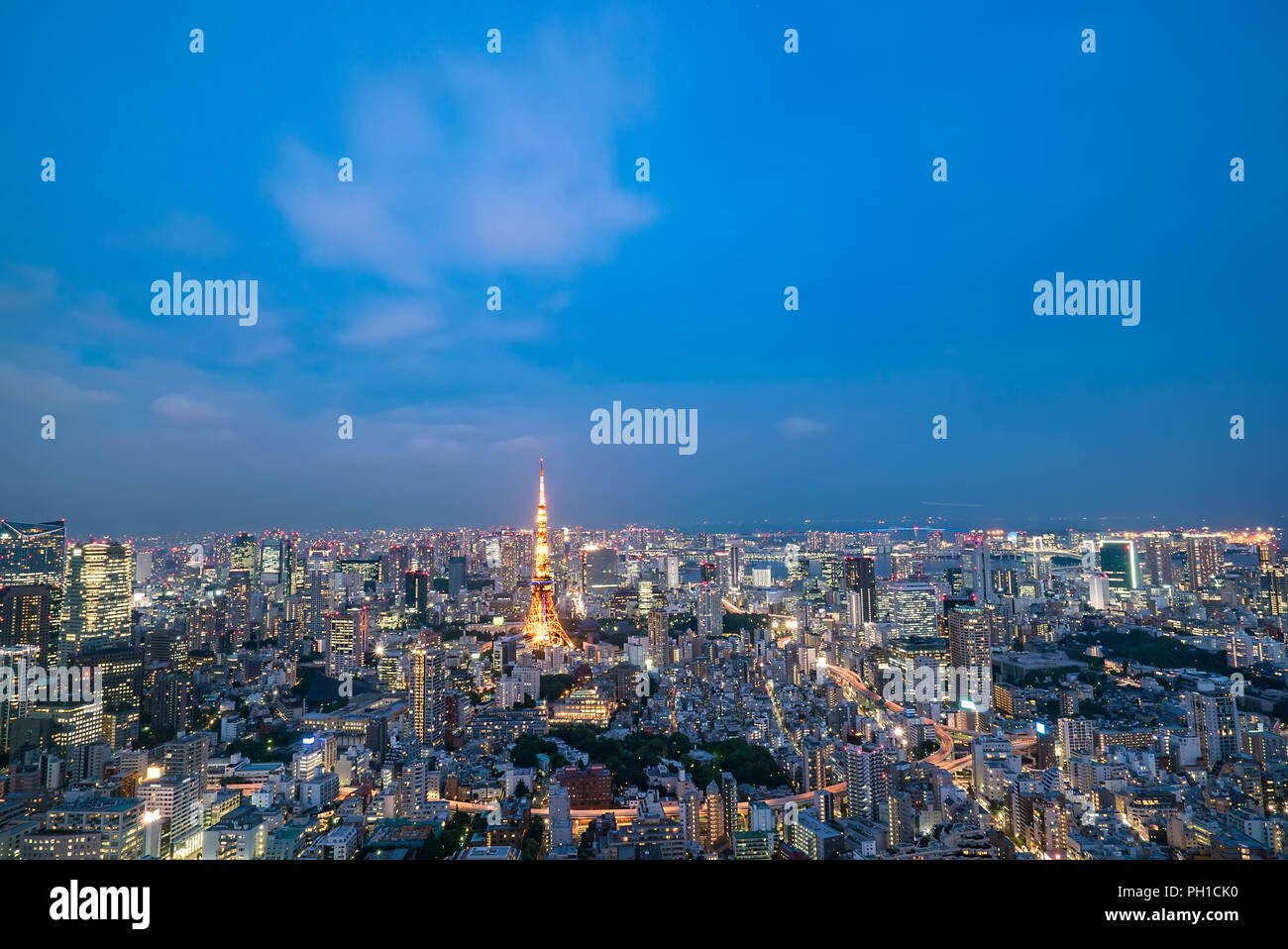 Tokyo Tower, Japan - communication and observation tower Stock Photo ...