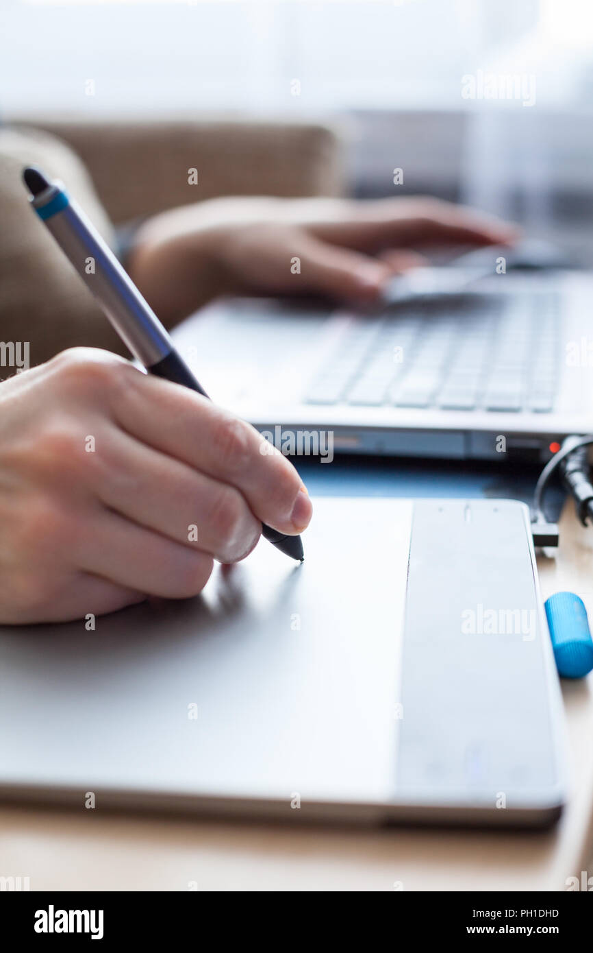 Graphic designer office computers hi-res stock photography and images ...