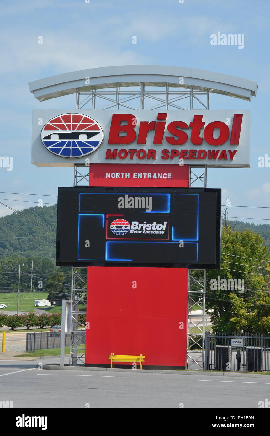 Bristol Motor Speedway Sign Stock Photo - Alamy
