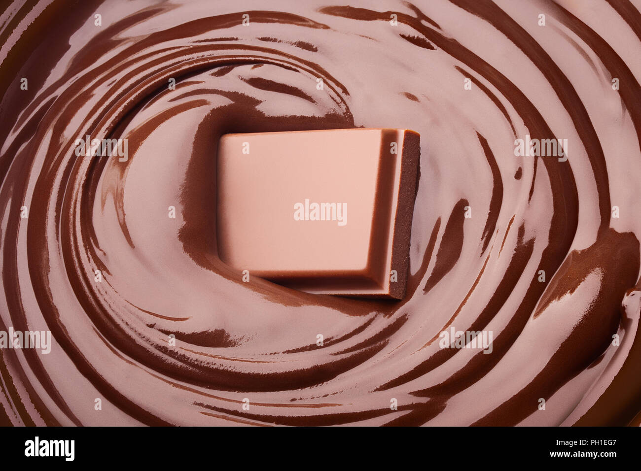 Melted chocolate bar hi-res stock photography and images - Alamy