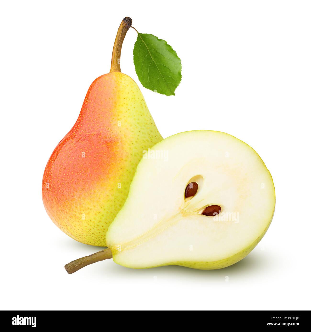 pear, isolated on white background, clipping path, full depth of field ...