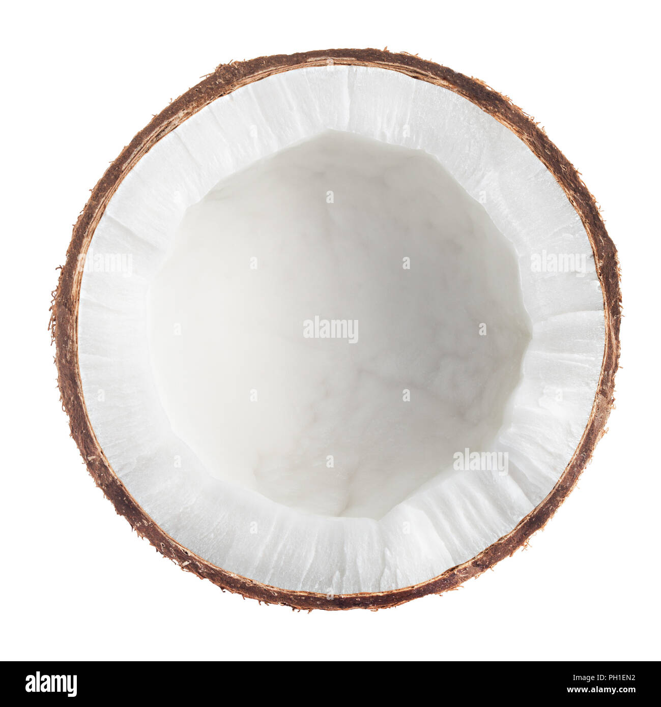 coconut, isolated on white background, full depth of field Stock Photo ...