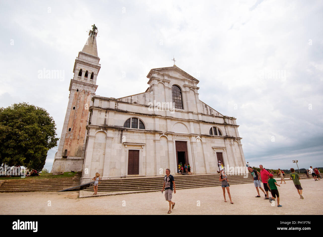 Rovinj, Croatia - July 26, 2014: Cathedral Church of St. Euphemia in ...