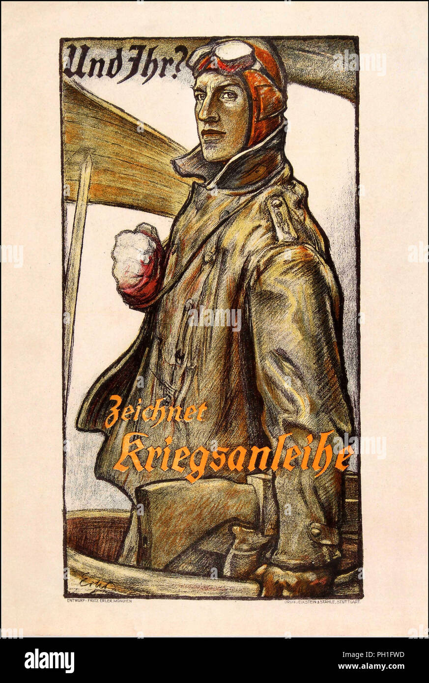 Ww1 german propaganda hi-res stock photography and images - Alamy