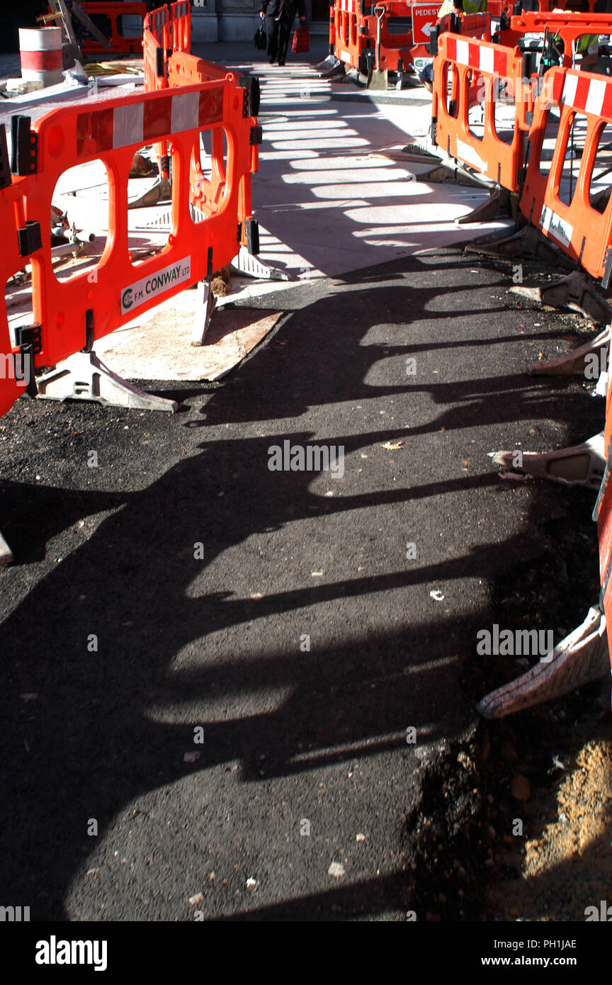 Construction barriers inside hi-res stock photography and images - Alamy