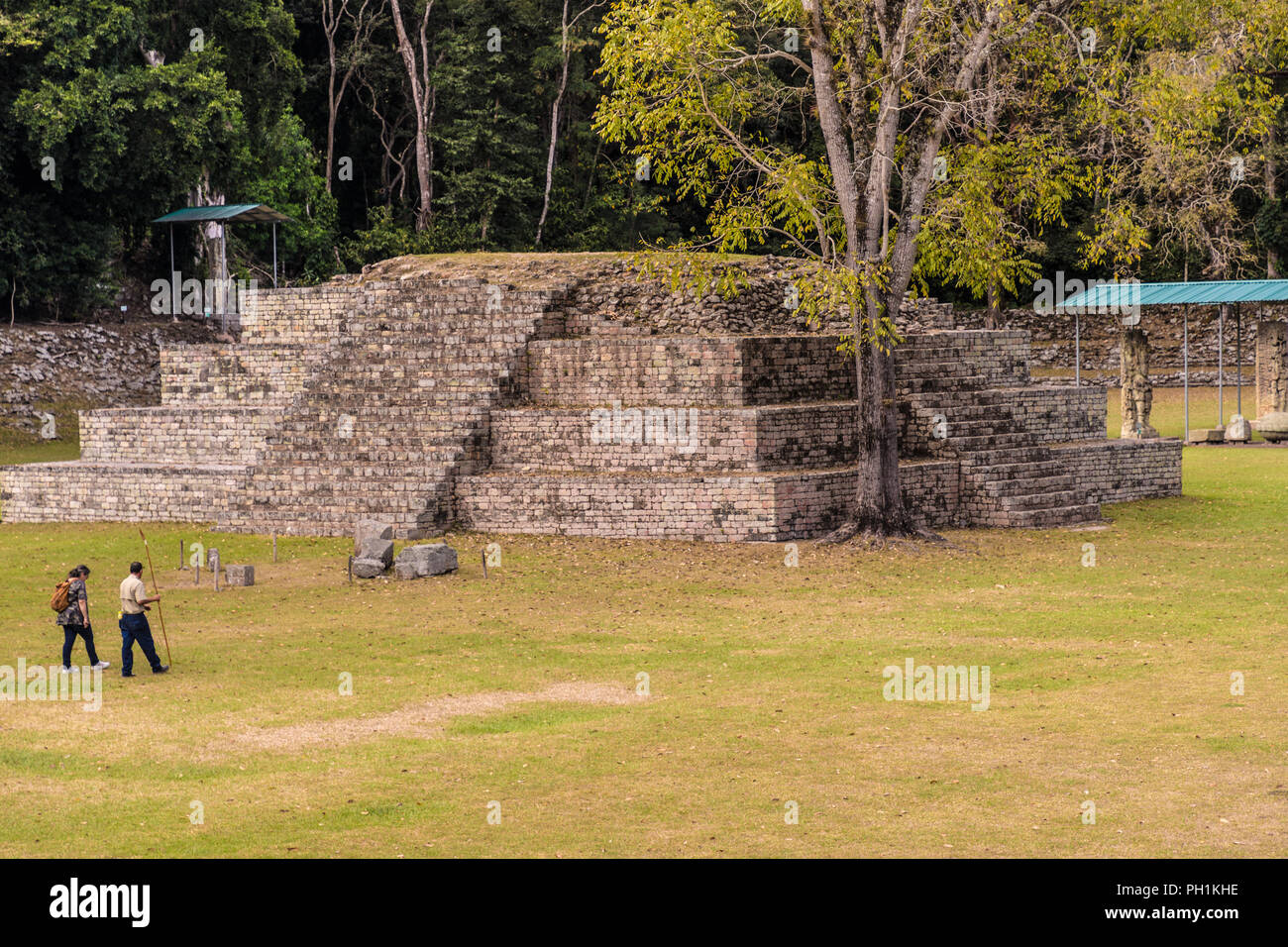 Honduras copan ruinas great plaza hi-res stock photography and images ...