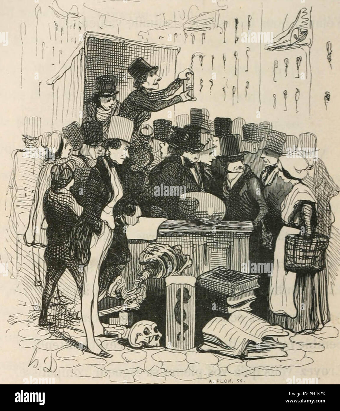 "Némésis médicale illustrée : recueil de satires" (1840 Stock Photo - Alamy