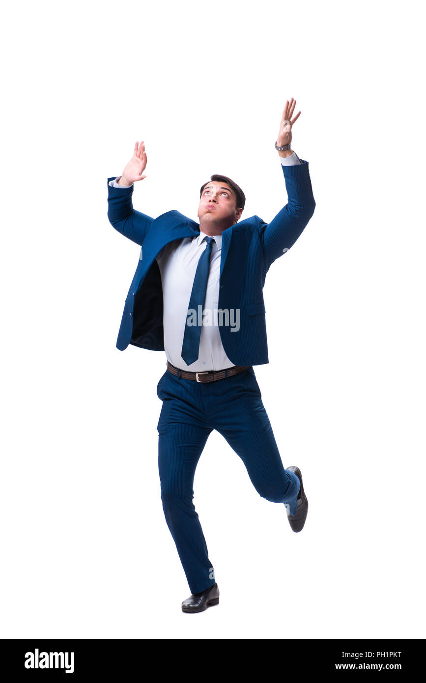 Executive in running pose hi-res stock photography and images - Alamy