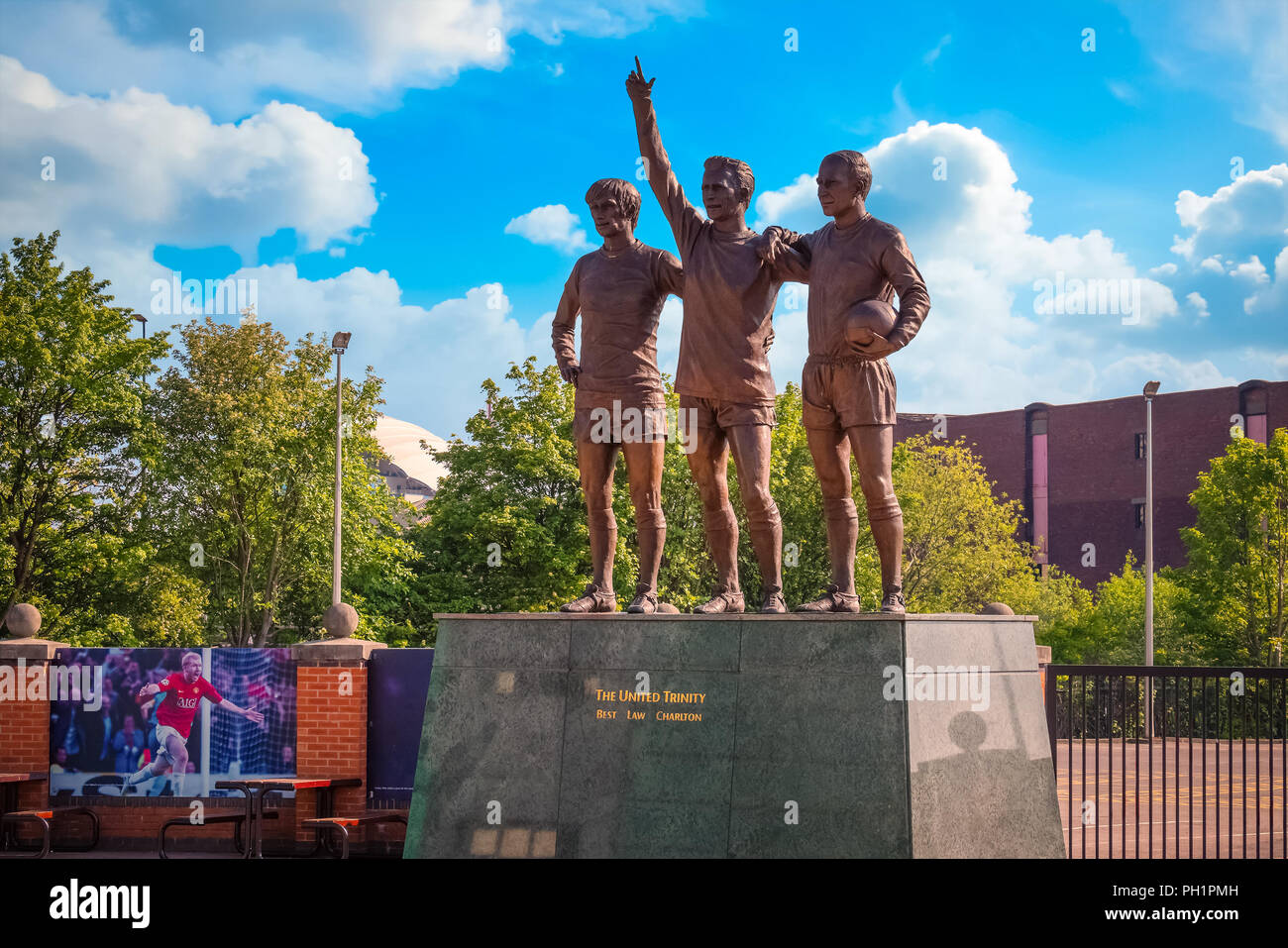 MANCHESTER, UK - MAY 19 2018: Manchester, UK - May 19 2018: The United ...