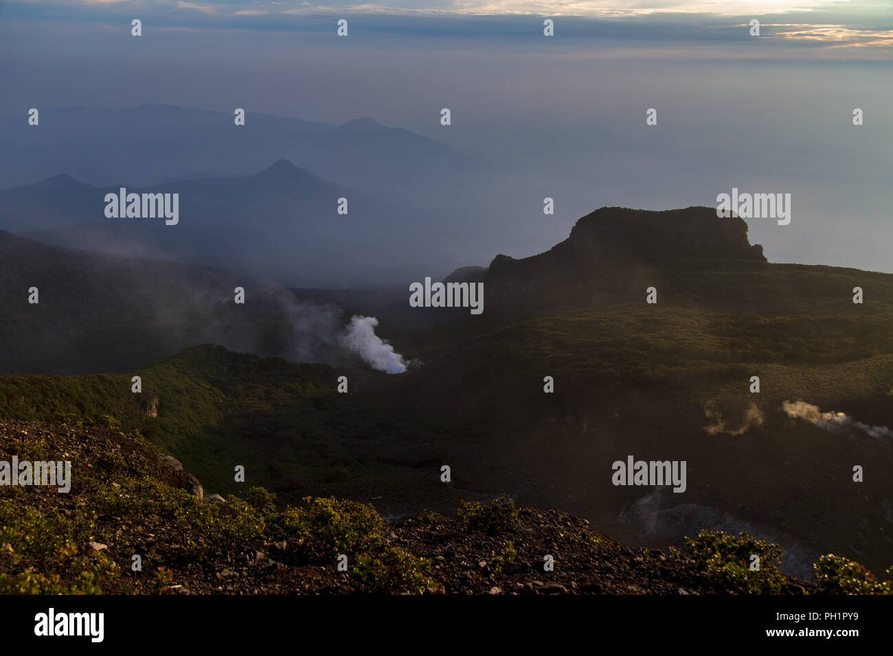 Gede Volcanoes, West Java, Indonesia Stock Photo - Alamy