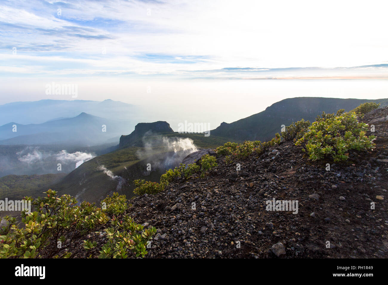 Gede Volcanoes, West Java, Indonesia Stock Photo - Alamy