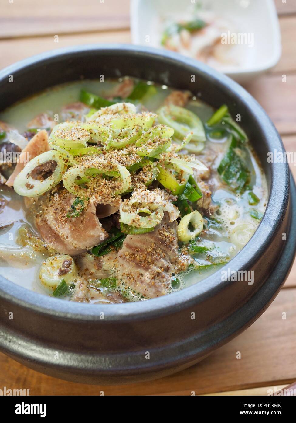 Korean food Sundae soup, sundae gukbap Stock Photo - Alamy