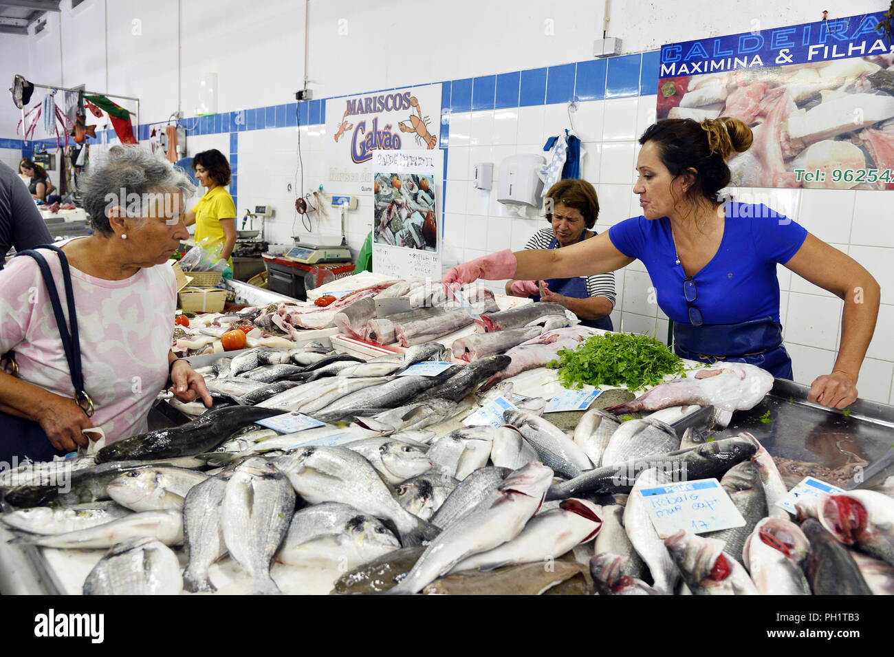 Albufeira fish market hi-res stock photography and images - Alamy