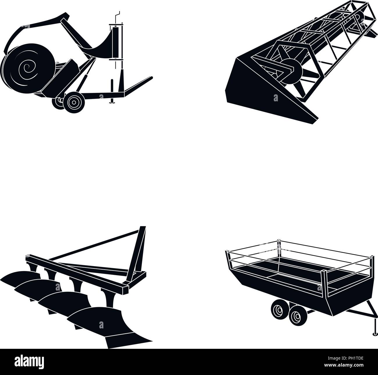 adaptation,agricultural,bale,black,cereal,collection,crop,drum ...