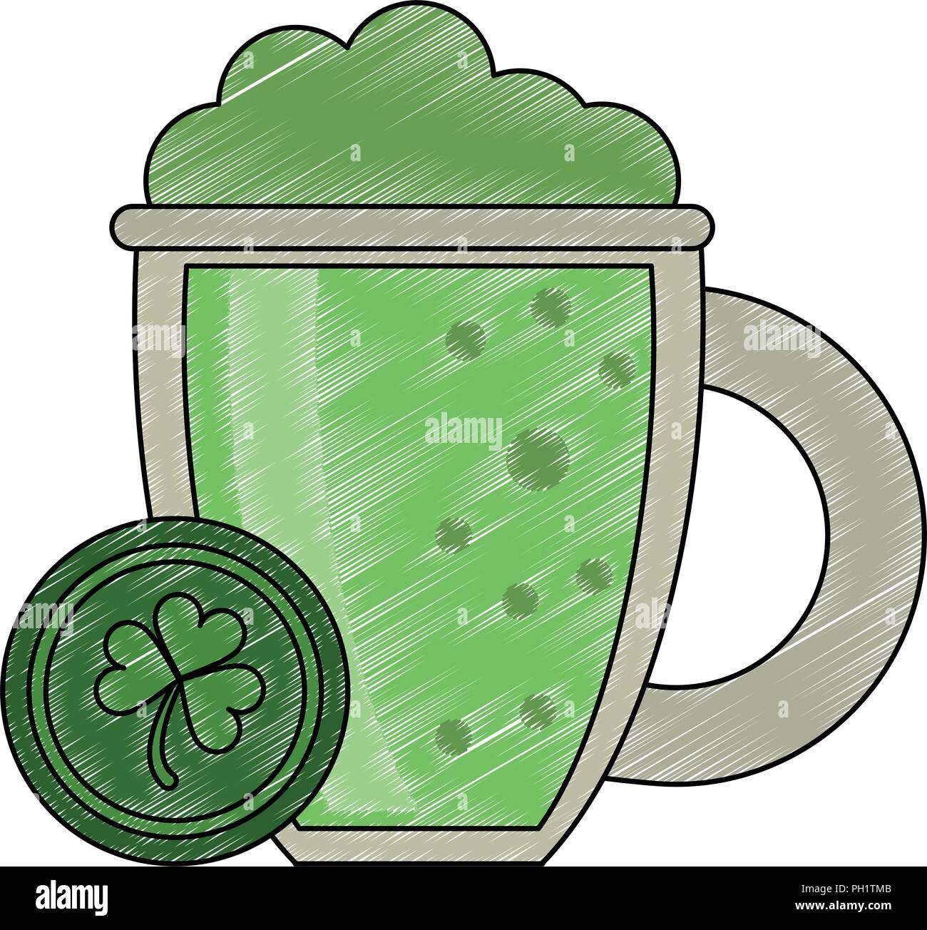 Draw for the irish cup Stock Vector Images - Alamy