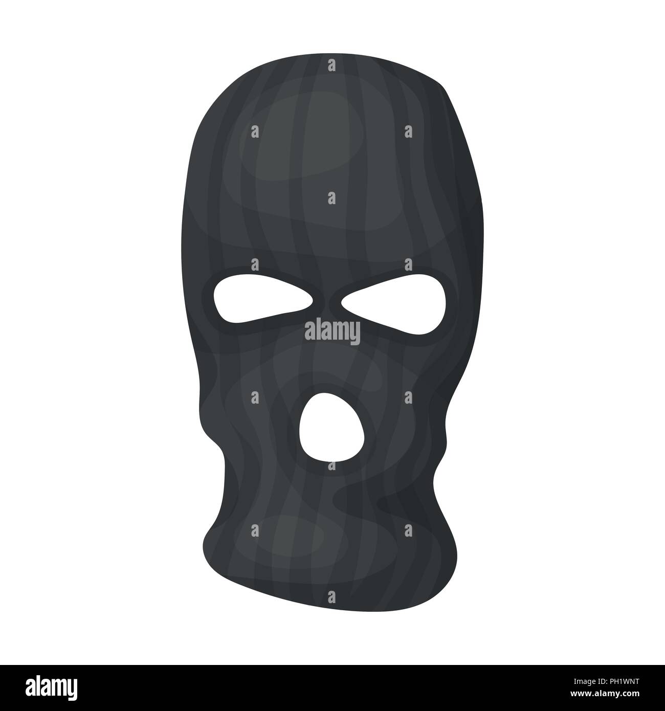 Mask to close the face of the offender from witnesses.Prison single ...