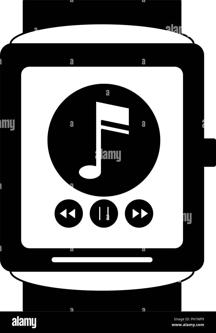 Smartwatch diagram Stock Vector Images - Alamy