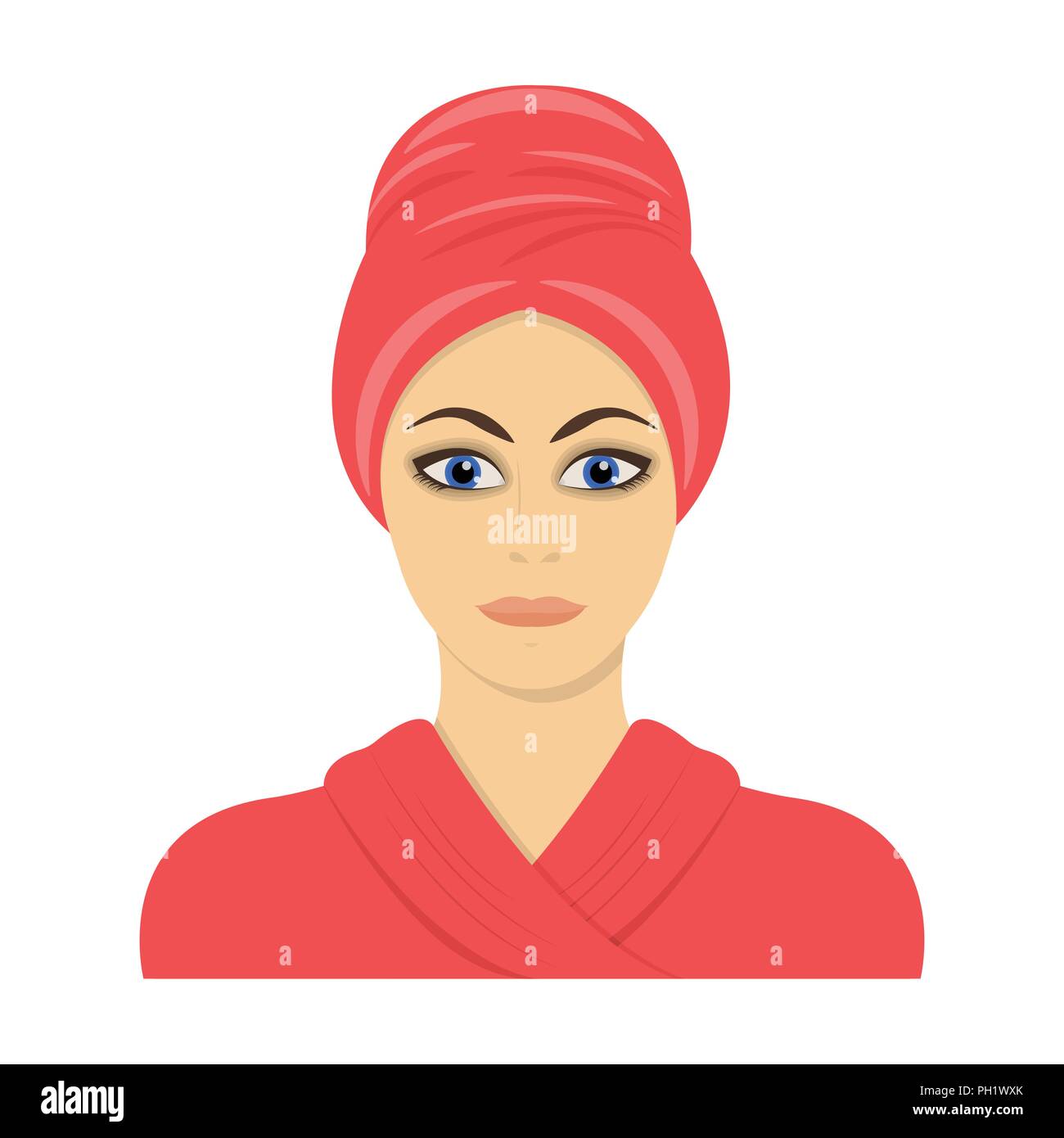 Girl, single icon in cartoon style.Girl vector symbol stock ...