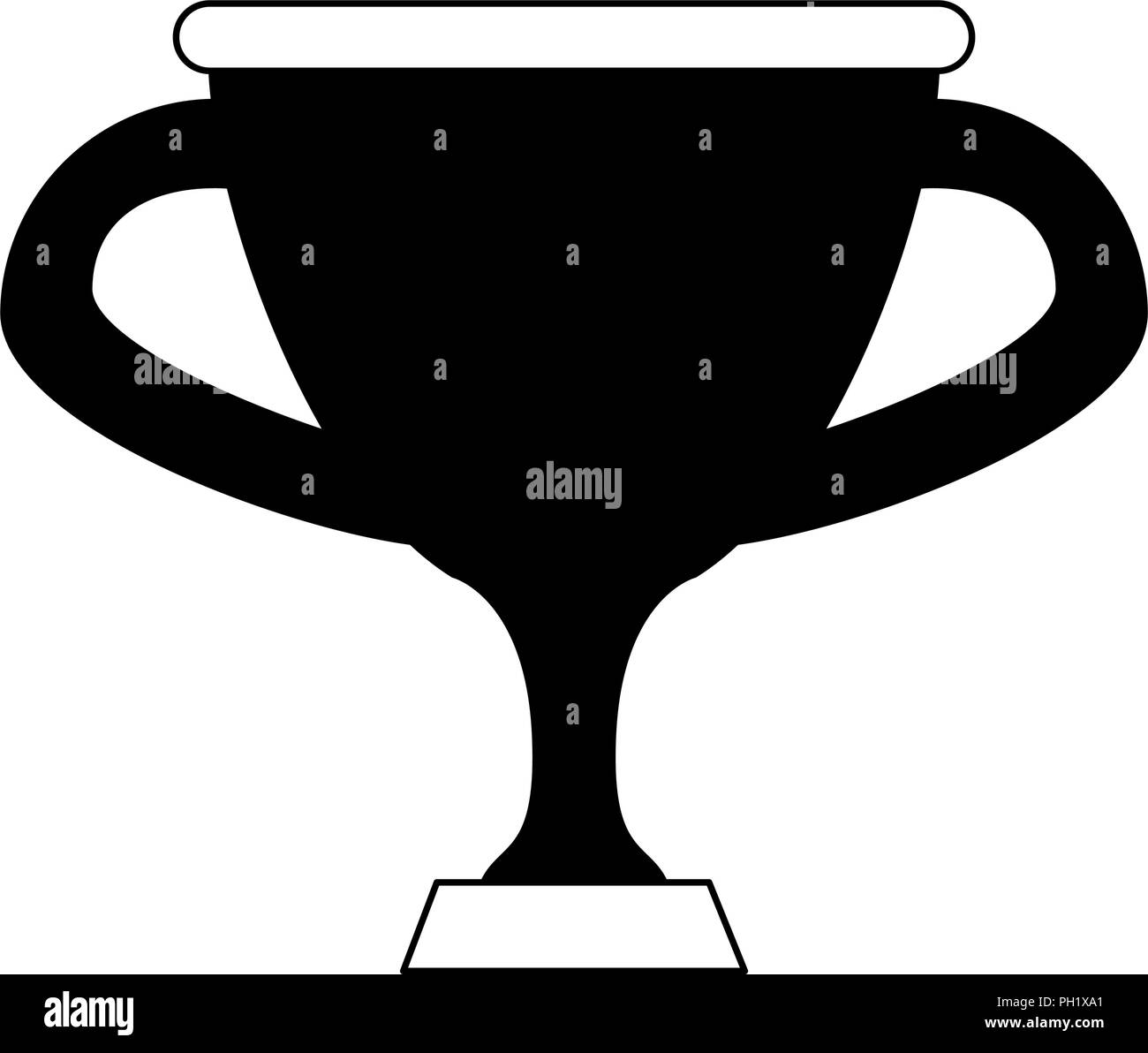 Trophy cup championship in black and white Stock Vector Image & Art - Alamy