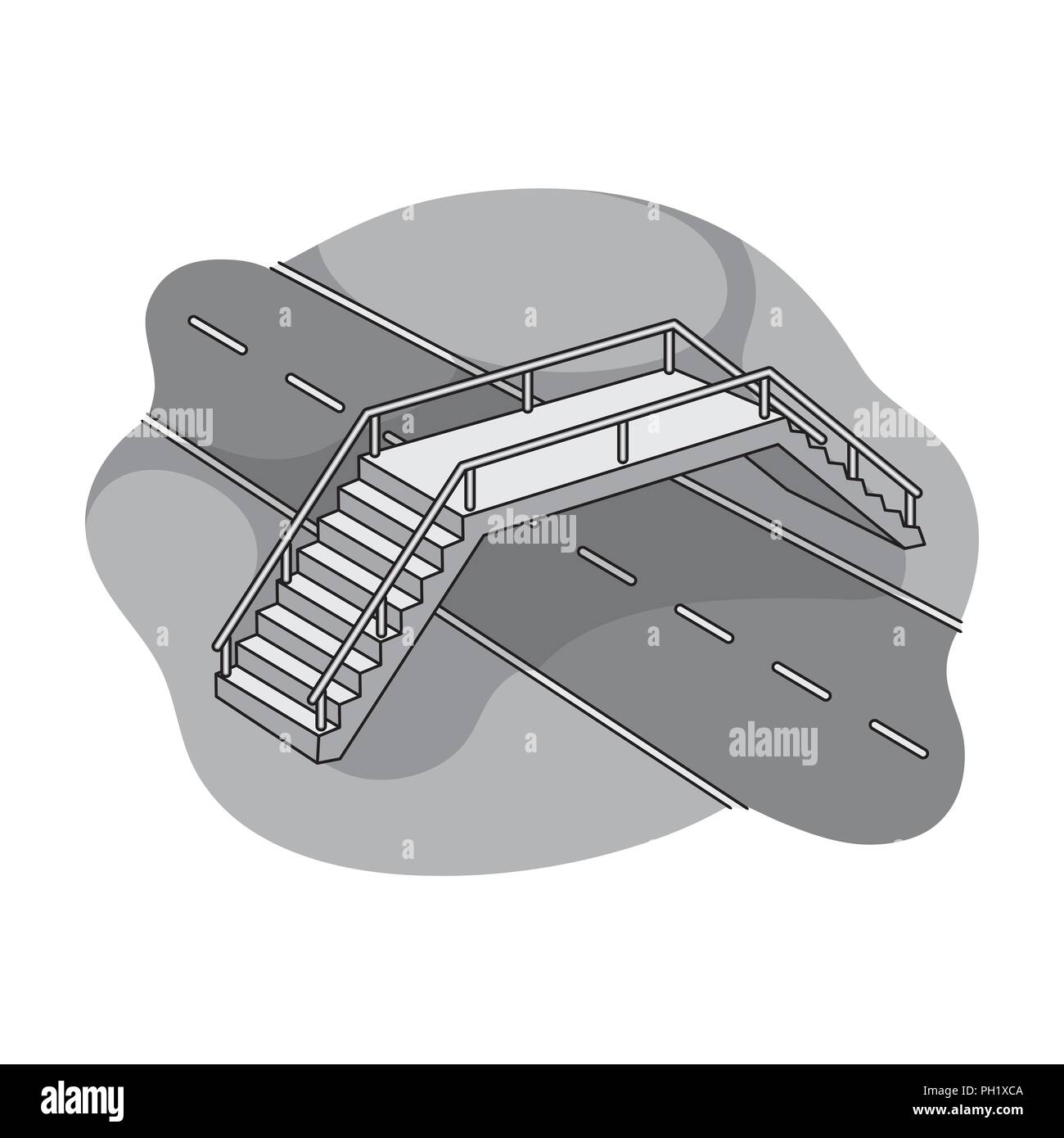 asphalt,concrete,crossing,driving,guide,highway,icon,illustration ...