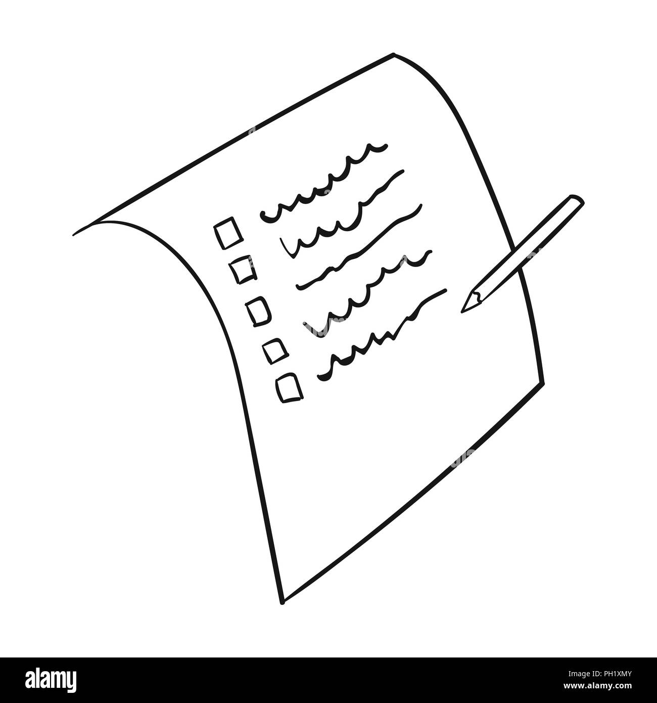 Shopping List Clip Art