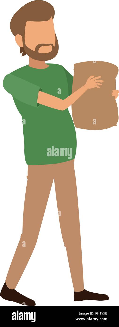 Sack men Stock Vector Images - Alamy