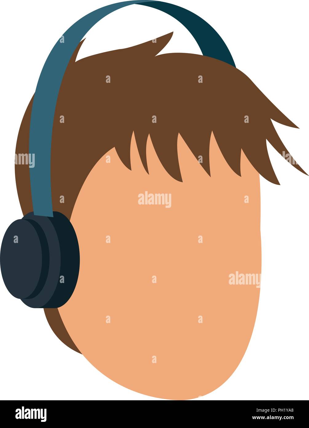 Man faceless head Stock Vector Image & Art - Alamy