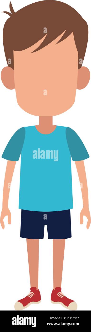 Boy faceless cartoon Stock Vector Image & Art - Alamy