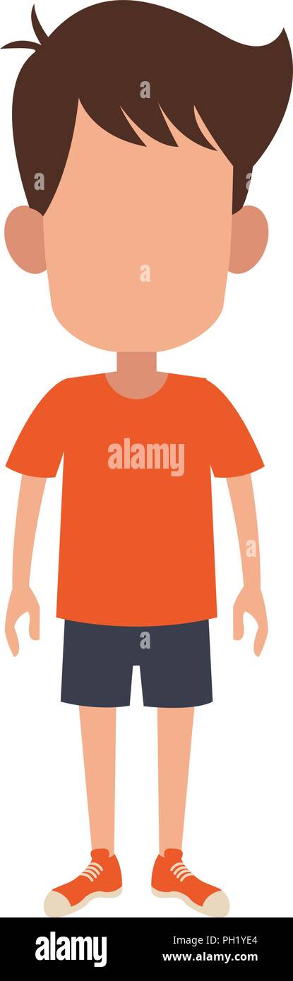Boy faceless cartoon Stock Vector Image & Art - Alamy